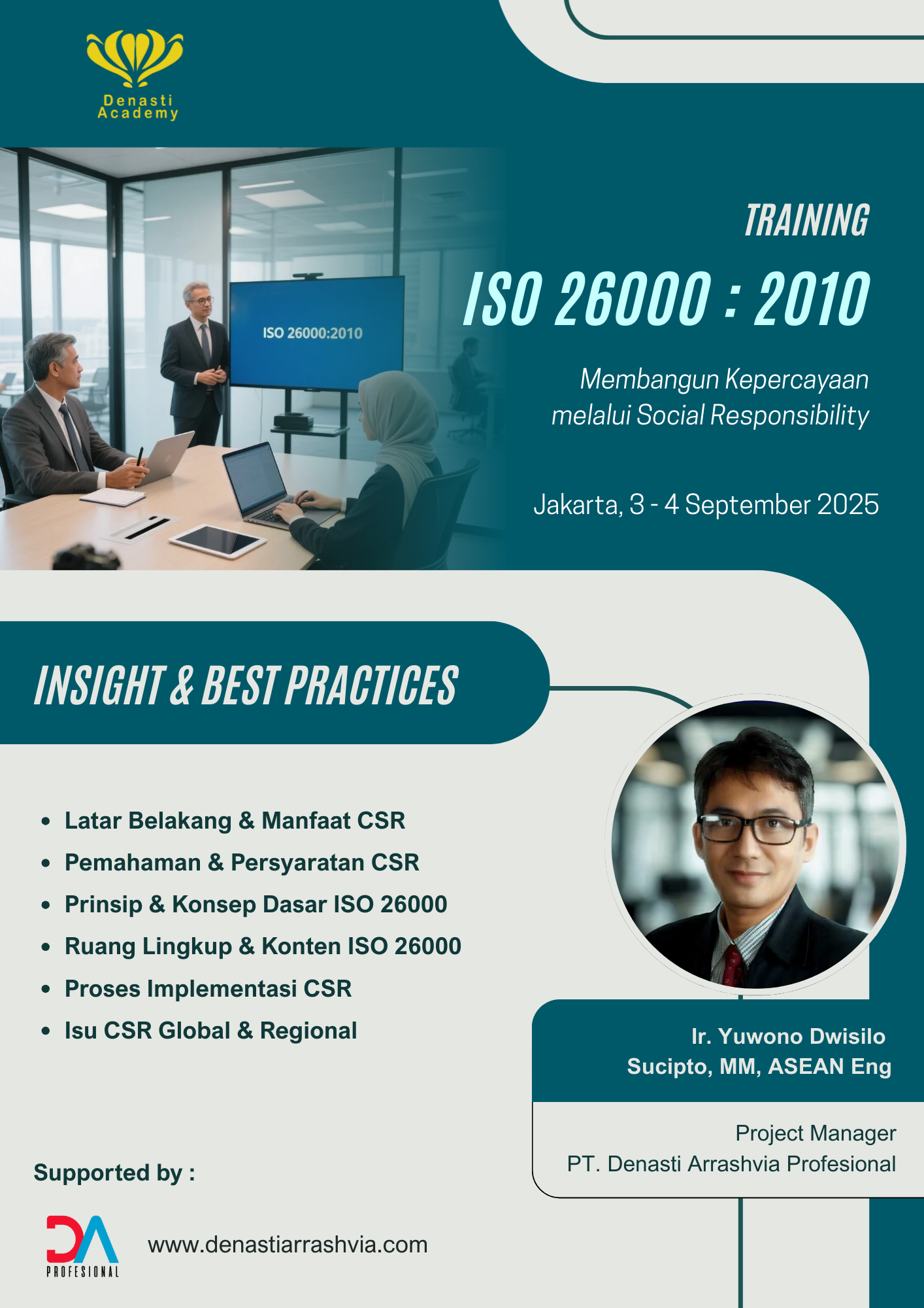 Training ISO 26000 : 2010 - PT. Denasti Arrashvia Profesional